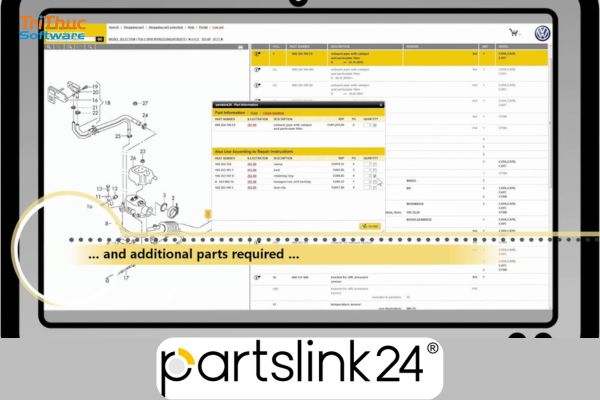 Phần mềm Partslink là gì? Tính năng của Partslink chính hãng 2025